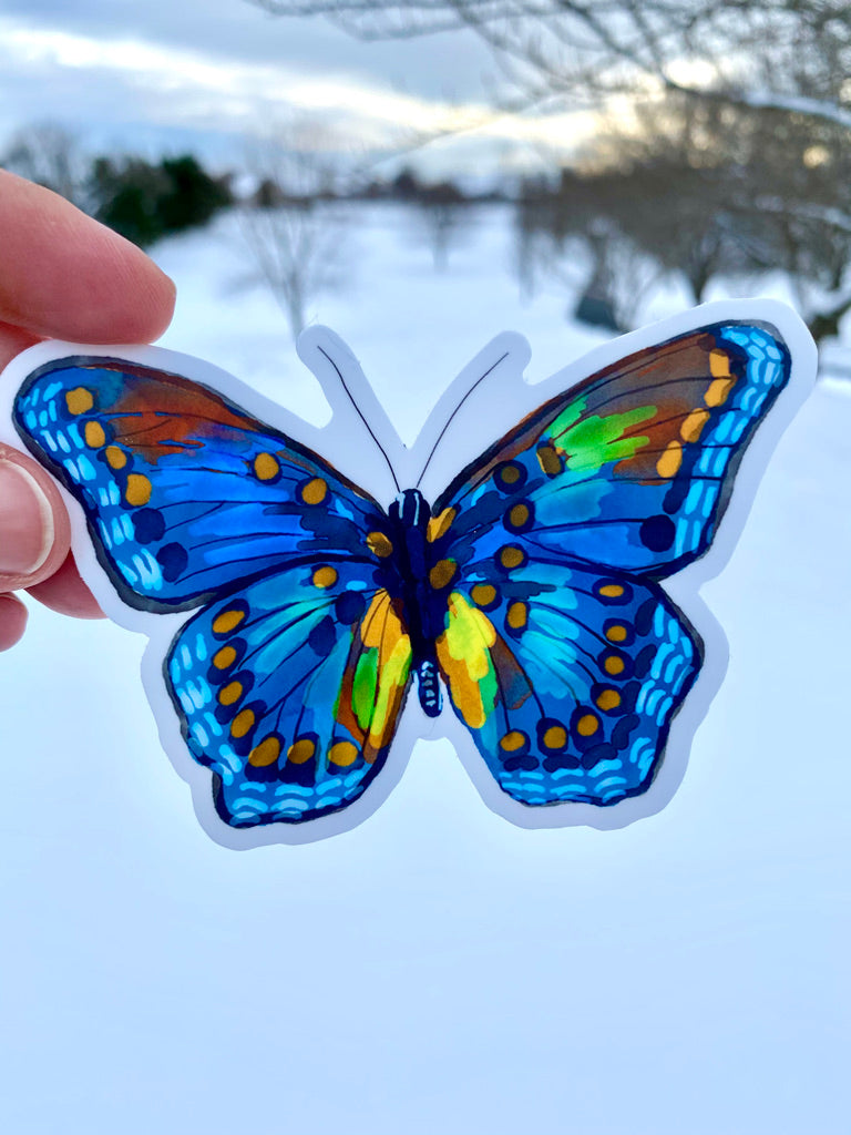 Butterfly Die Cut Sticker – Sweetgum Studio LLC