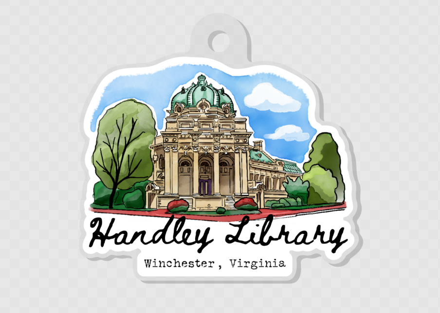Handley Library Keychain – Sweetgum Studio LLC